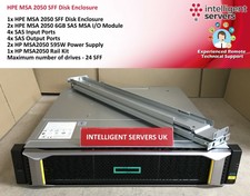 Q1J07A HPE MSA 2050 SFF Disk Enclosure Storage Array for sale online | eBay