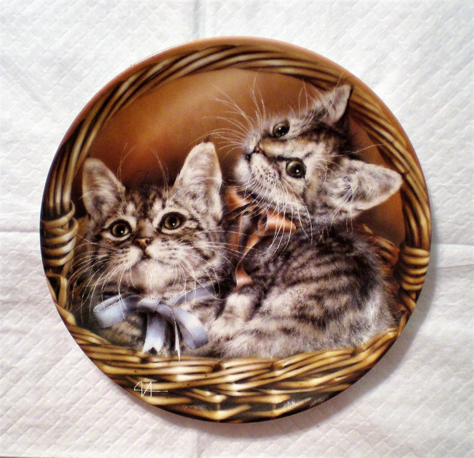 Bradford Exchange Cats "Andrew & Abby" By Alexei Isakov Collectors ...