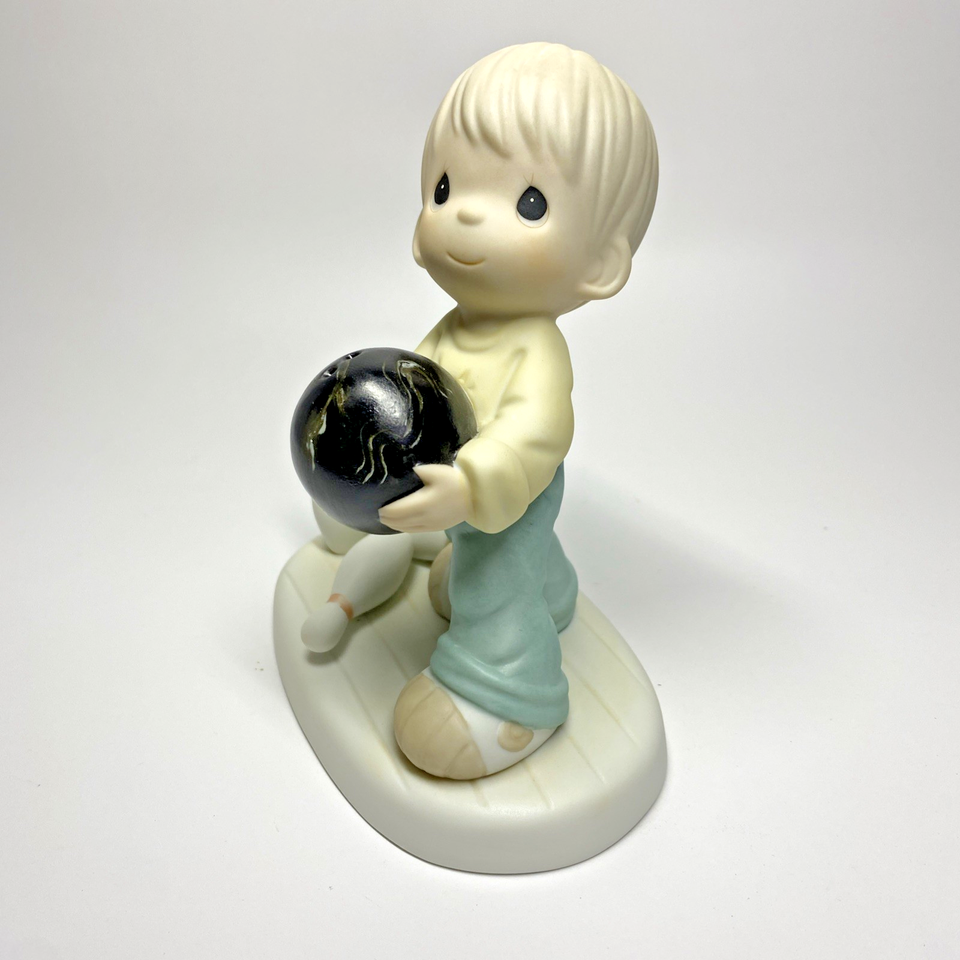 Precious Moments #521191 Lord Spare Me Vintage 1996 Boy Bowler Enesco ...