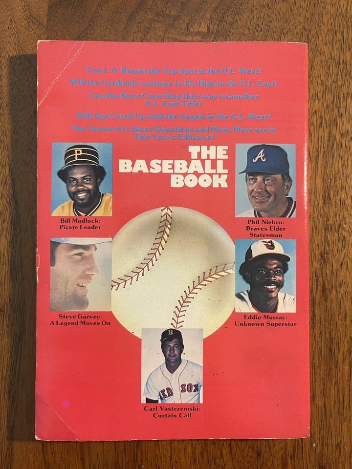 Ken Collier's 1983 Baseball Preview:The Baseball Book- Jackson ...