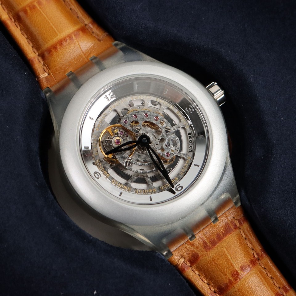 Swatch Diaphane One Carousel Tourbillon Vintage Switzerland 2001 ...