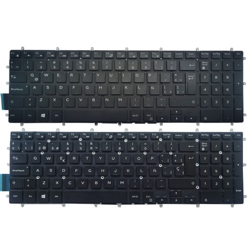 Spanish/Latin Keyboard DELL Inspiron G3 3579 3779 3590 3593 G5 5587 G7 ...
