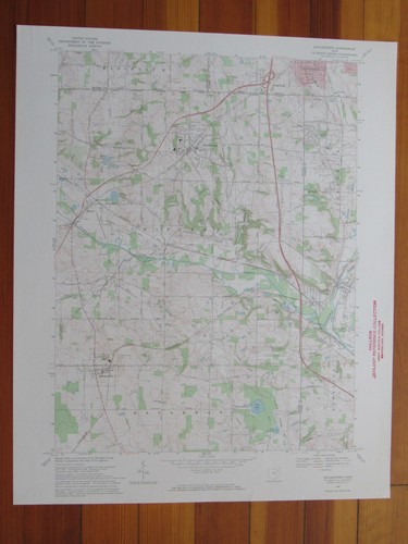 Doylestown Ohio 1971 Original Vintage USGS Topo Map | eBay