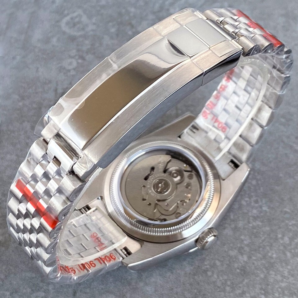 36mm 39mm Sunburst Red Gold Dial Diamond Index Sapphire NH35 200M Dive ...