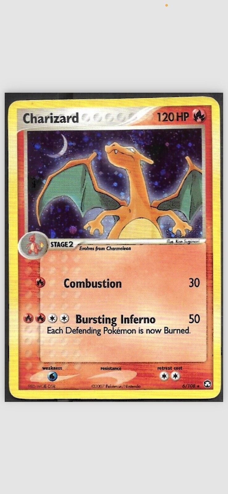 Pokémon TCG Charizard EX Power Keepers 6/108 Holo Holo Rare | eBay