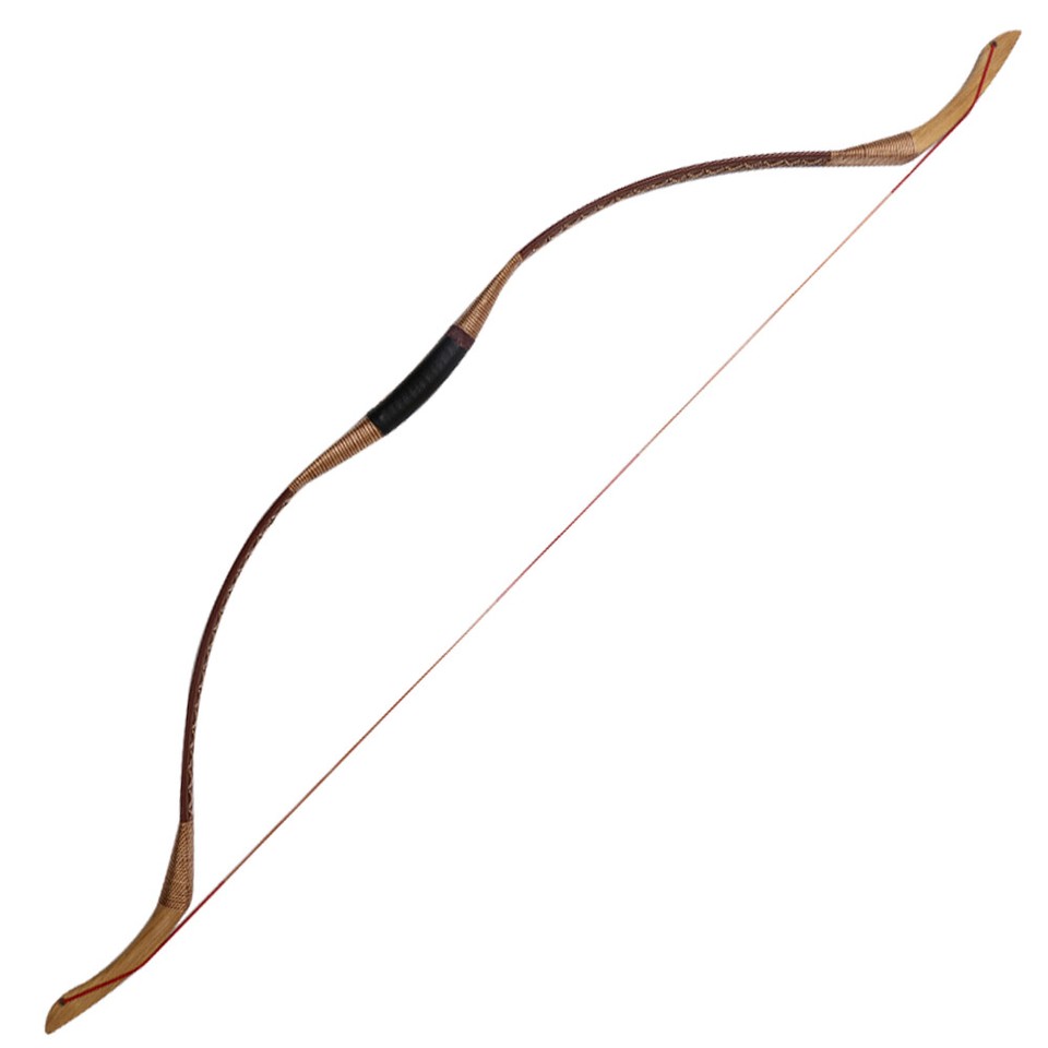 30lbs Red Archery Hunting Traditional Recurve Bow Mongolian Horsebow ...