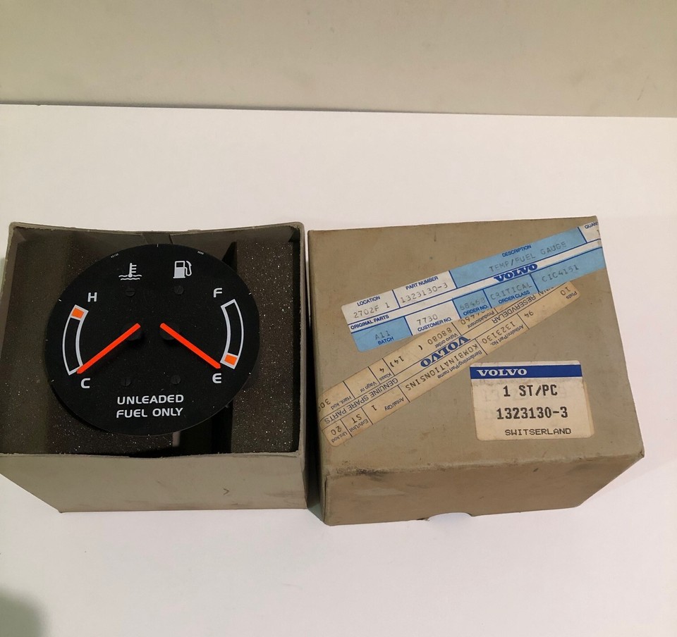 VOLVO 1323130-3 Temperature and Fuel Gauge Volvo 760 | eBay