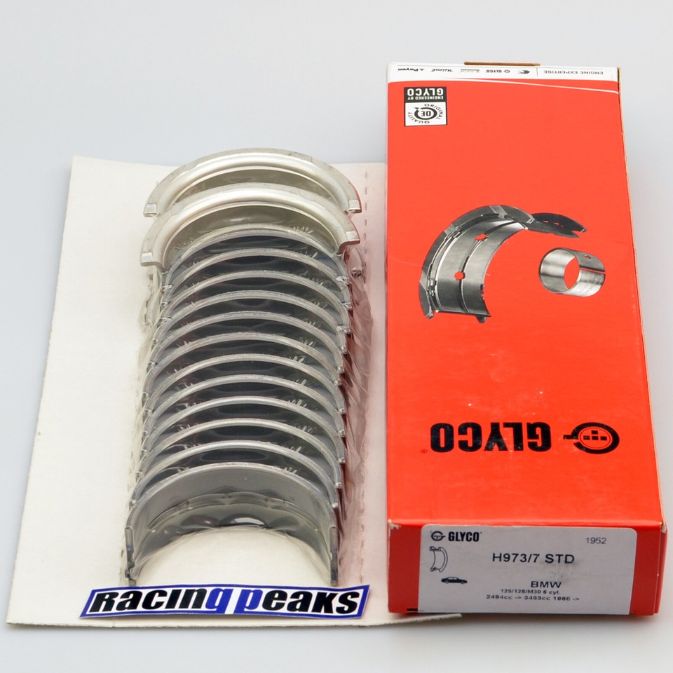 Main bearings for BMW M5 M6 M635CSi S38B35 S38B36 S38B38 M30 Glyco H973 ...
