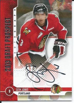 2012-13 2013 ITG Draft Prospects Silver Version SETH JONES #A-SJ2 ...
