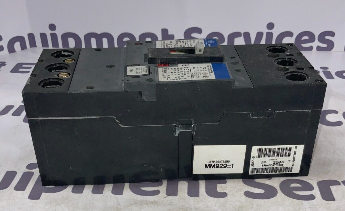 General Electric SFHA36AT0250 SRPF250A125 3 pole 250 Amp 600 TESTED | eBay