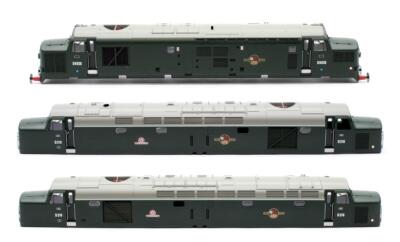 BACHMANN 'OO' GAUGE LOT OF 3 ASSORTED BR GREEN DIESEL LOCOMOTIVE BODY ...