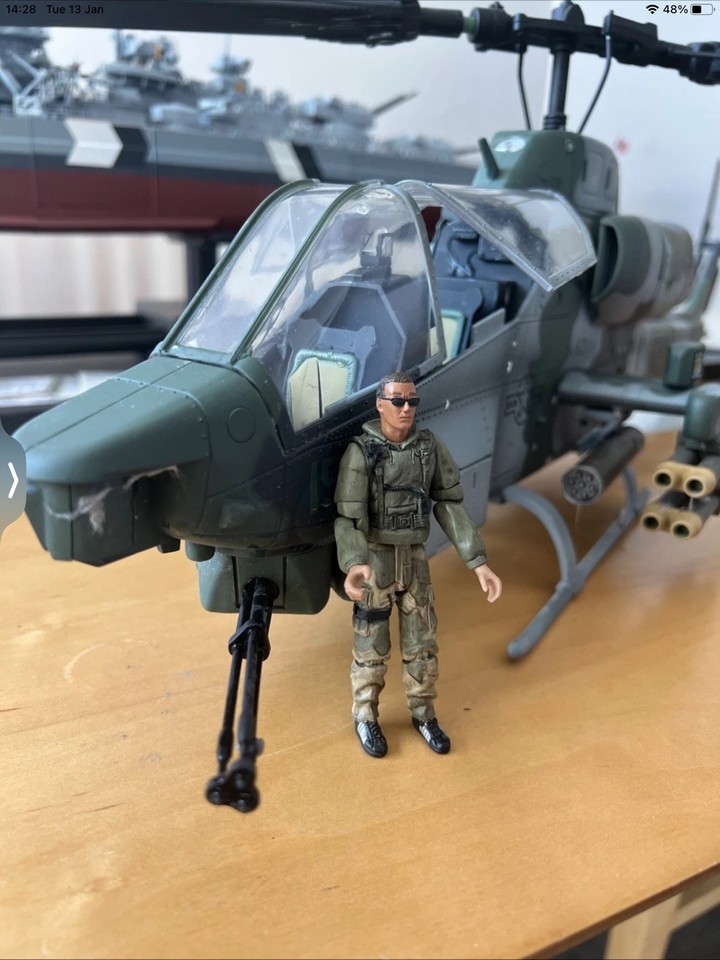 Gi Joe Dragonfly Type Cobra Assault Helicopter 1/18 | eBay UK