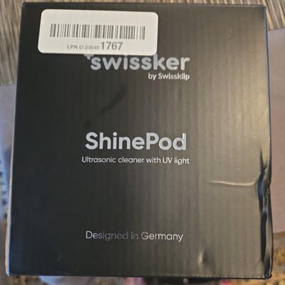 Swissker Shinepod Ultrasonic Dental Cleaning Pod |Ultrasonic Retainer ...