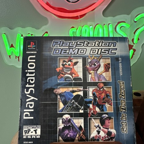 PlayStation Demo Disc PS1 Version 1.3 2000 Get in the Zone Sony Sampler ...