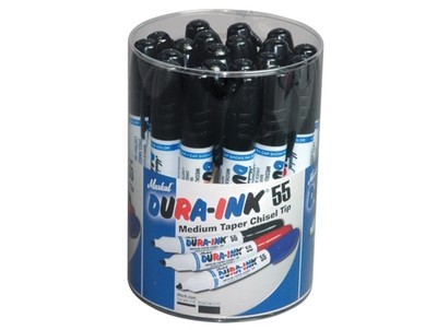 Markal MRK-96078 Dura-Ink 55 Medium Taper Marker - Black (Tub of 20 ...