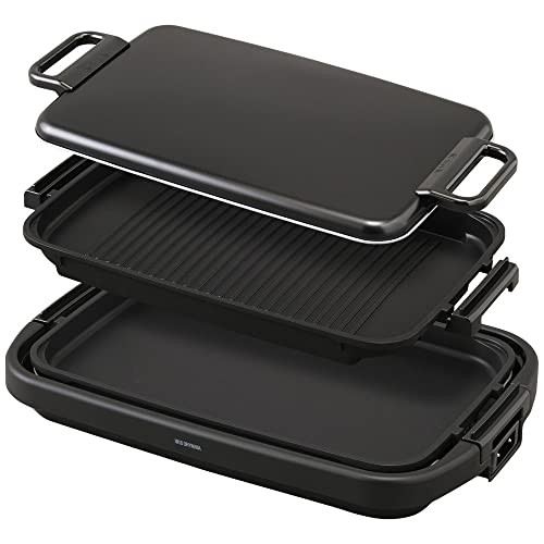 IRIS OHYAMA Hot Plate Large Wide 2 Plates Flat Plate/Yakiniku Plate ...