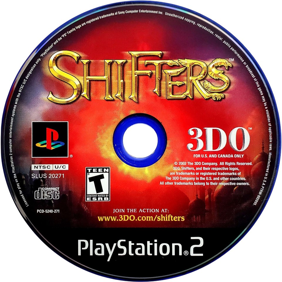 Shifters - Sony Playstation 2 PS2 Pristine Tested 1Y Guarantee | eBay