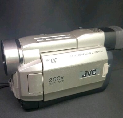 JVC 250X DIGITAL VIDEO CAMERA GR-DVL300 GR-DVL300U MiniDv Camcorder ...