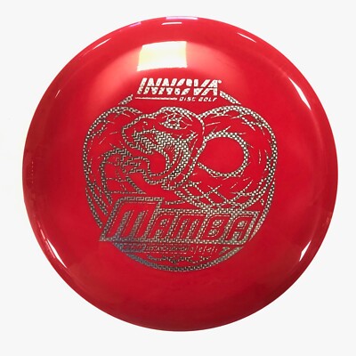 NEW DISC GOLF INNOVA STAR MAMBA UNDERSTABLE DISTANCE DRIVER 173-5g RED ...