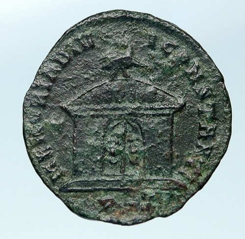 DIVUS CONSTANTIUS I CHLORUS Authentic Ancient 307AD Roman Coin TEMPLE ...