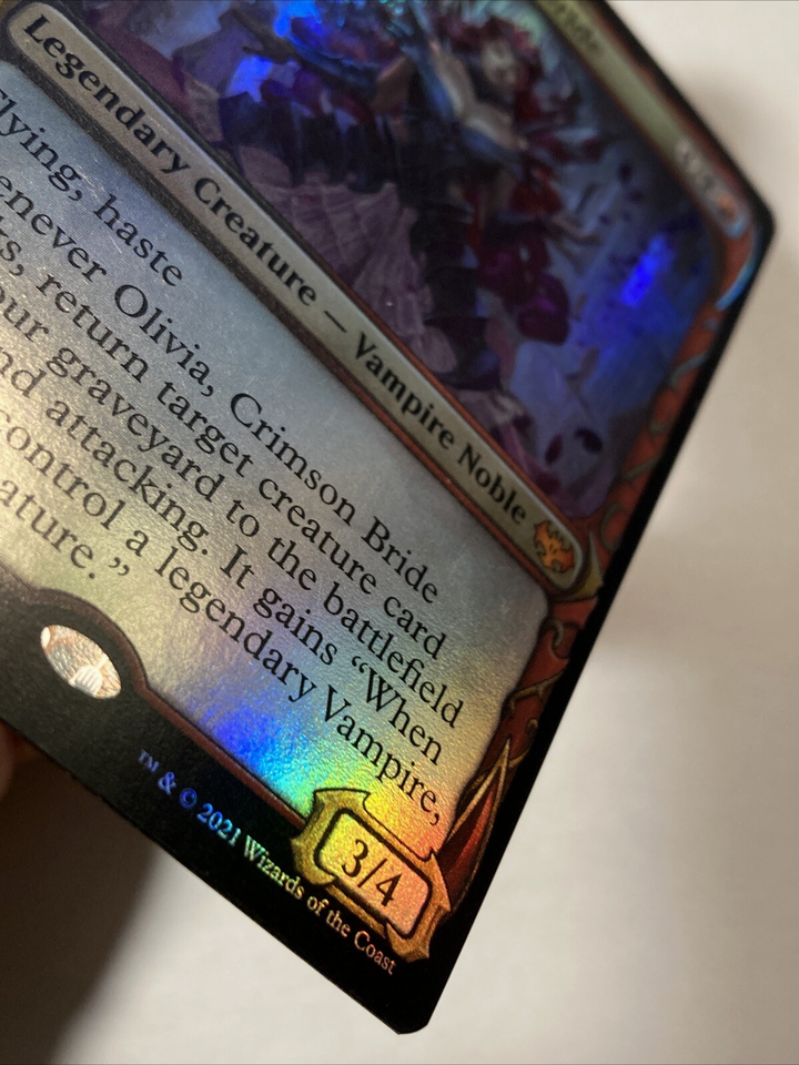 MTG Olivia, Crimson Bride (Showcase Foil) Innistrad: Crimson Vow 315 LP ...