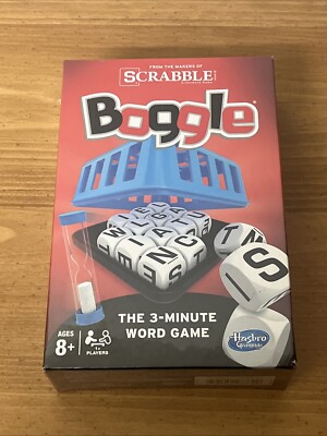 Hasbro Boggle from the Makers of Scrabble 3 Minute Word Game Family ...