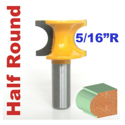 1-pc 1/2" Shanks 5/16" Radius Half Round Bullnose Router Bit sct-888 | eBay