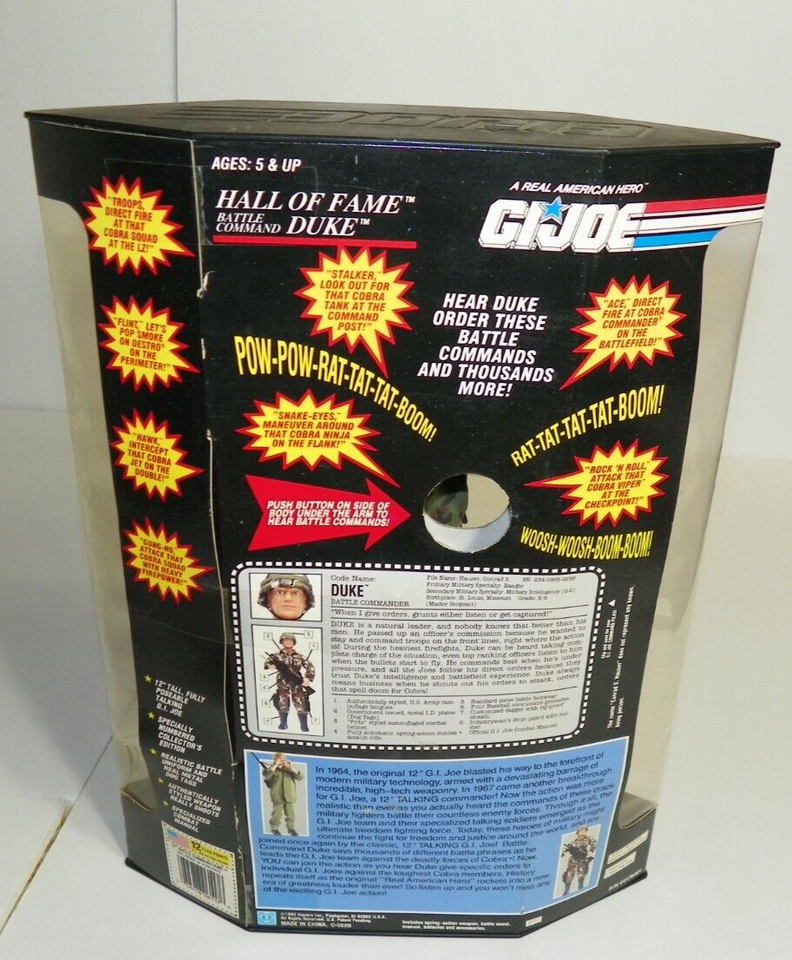 🔥GI JOE DUKE ELECTRONIC BATTLE COMMAND HALL OF FAME HOF 1992 G-185 🔥 ...