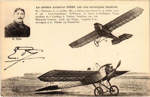 PC PILOTE OBRE MONOPLAN CAUDRON AVIATION AIRCRAFT (a39417) | eBay.de