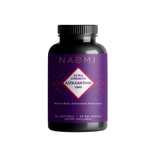 NAOMI Extra Strength Patented Astaxanthin 12mg Supplement from Alaskan Algae ... 850025852364| eBay
