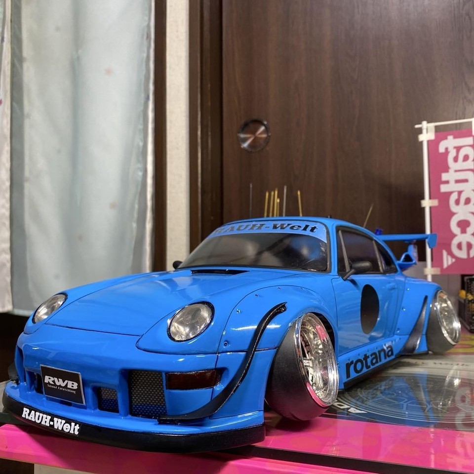 RWB Porsche Drift RC Body Only 1/10 Scale Almost Unused Custom Japan ...