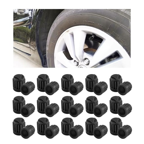 30PCS TPMS Car Tire Valve Stem Caps, Rubber Dustproof Vehicle Air Dust ...