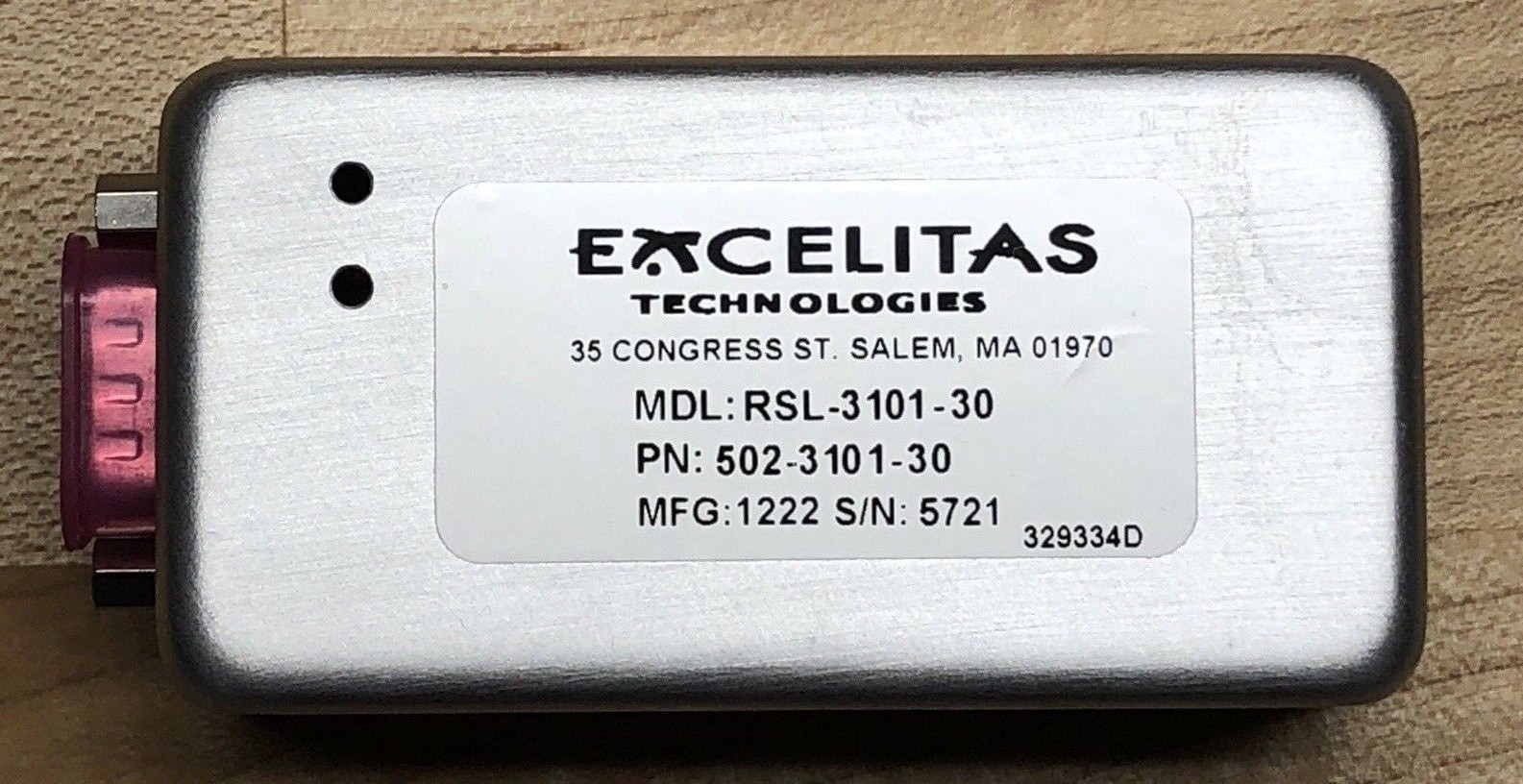 Excelitas Technologies Miniature Xenon Flashlamp System (Model RSL-3101-30) | eBay