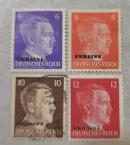 GERMANY 1941-1943, Deutsches Reich, German Occupation-Ukraine O/S-4 ...