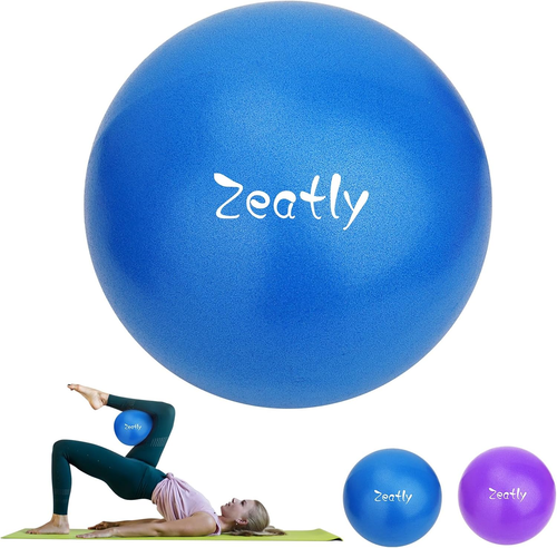 9 Inch Mini Exercise Ball for Pilates, Yoga, and Core Training - Small ...