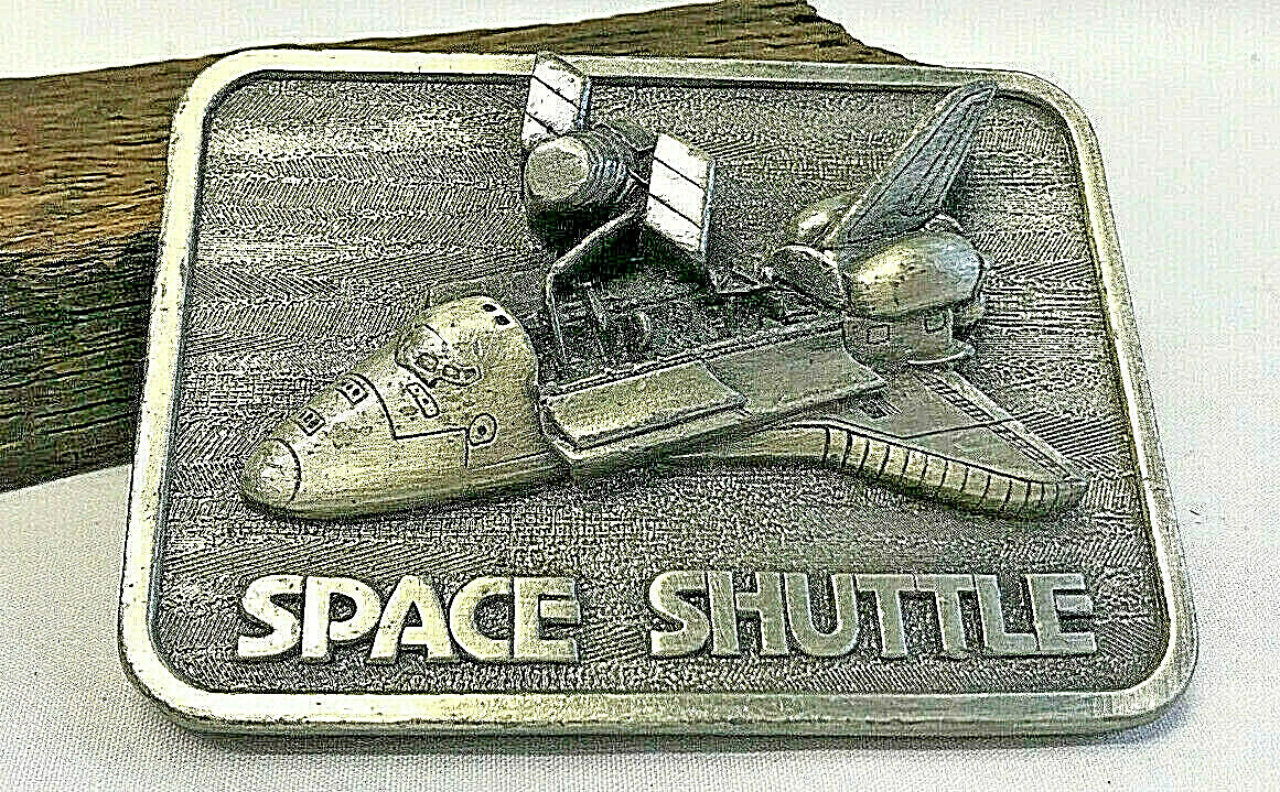 1980 3D Space Shuttle Belt Buckle The Buckle Connecti… - Gem