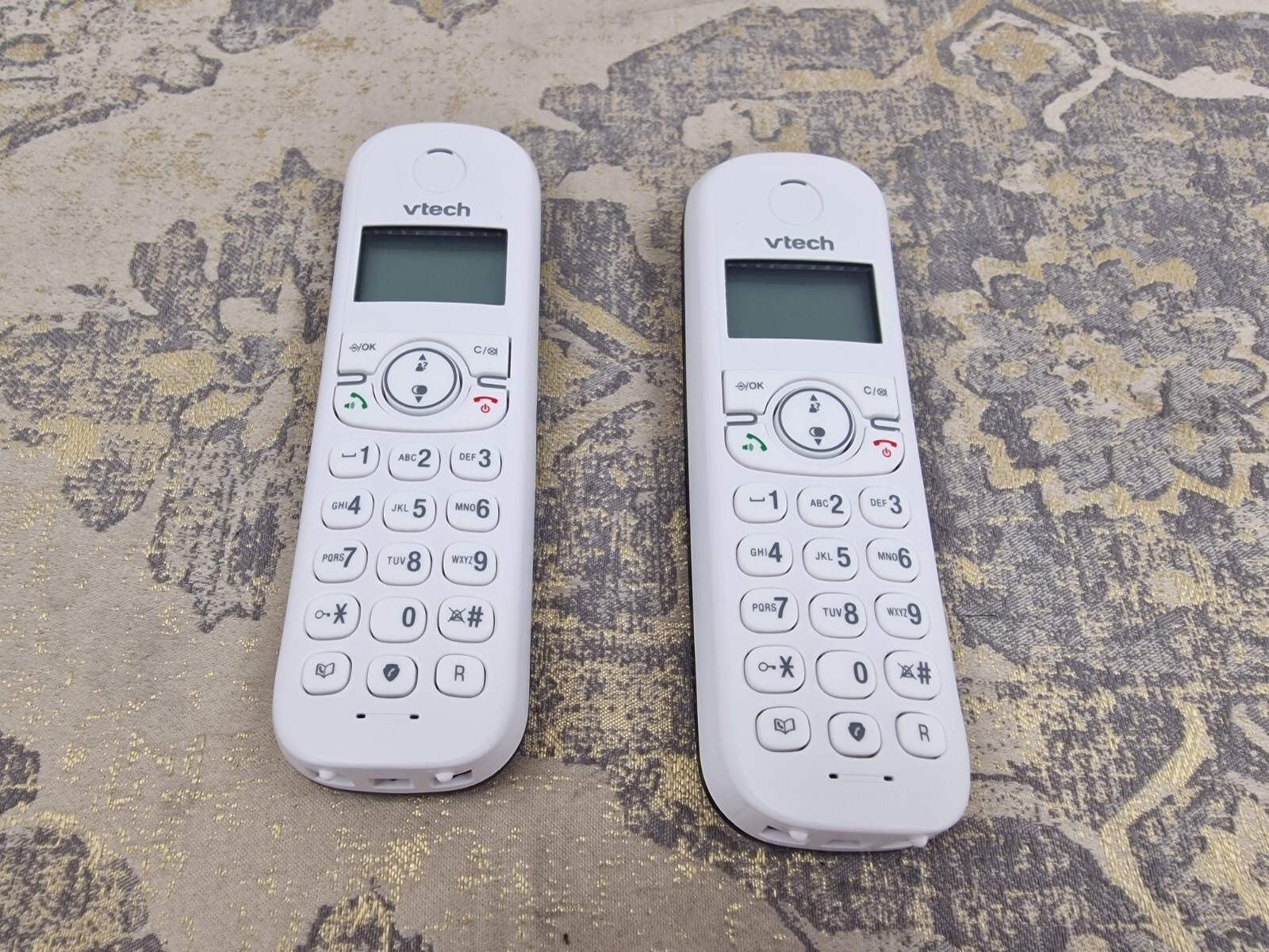 VTech CS1501 2-Handset Dual-Charging DECT Cordless Phone with Call Block | eBay