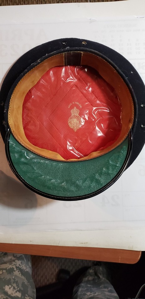 VTG London Metropolitan Police Cap British Bobby Hat w Shield CHRISTYS ...