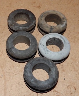 Soft Rubber Split Grommets For Easy Insertion 3/4" Hole x 1/4" Slot 5 ...