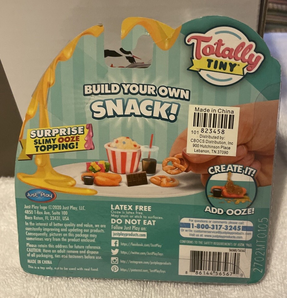 Totally Tiny Miniature MOVIE TIME Mini Food Play Set Surprise Slimy ...