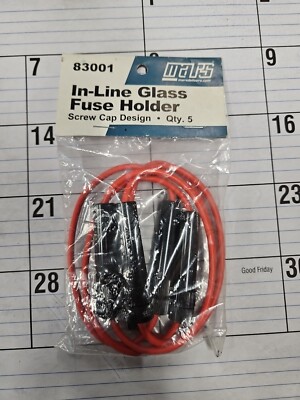Mars 83001 In-Line Glass Fuse Holder w/Screw Cap Design 5-Pack | eBay