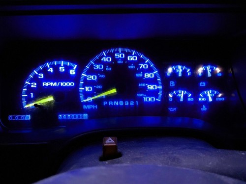 Gauge Cluster LED Dashboard Bulbs Blue For Chevy GMC 95 98 Silverado ...