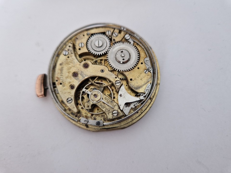 Swiss Repeater Chronograph Pocket Watch Movement -White Dial | eBay