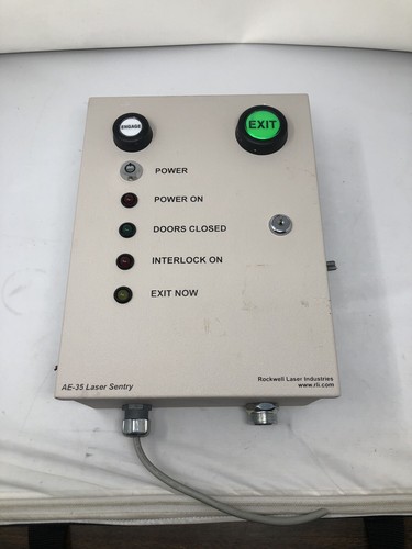 Rockwell AE-35 Laser Sentry Entryway Control System Used- No Keys | eBay
