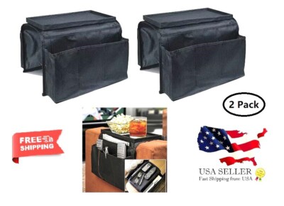 2 pack Couch Buddy Remote Control Holder Sofa Arm Rest Organizer Caddy ...