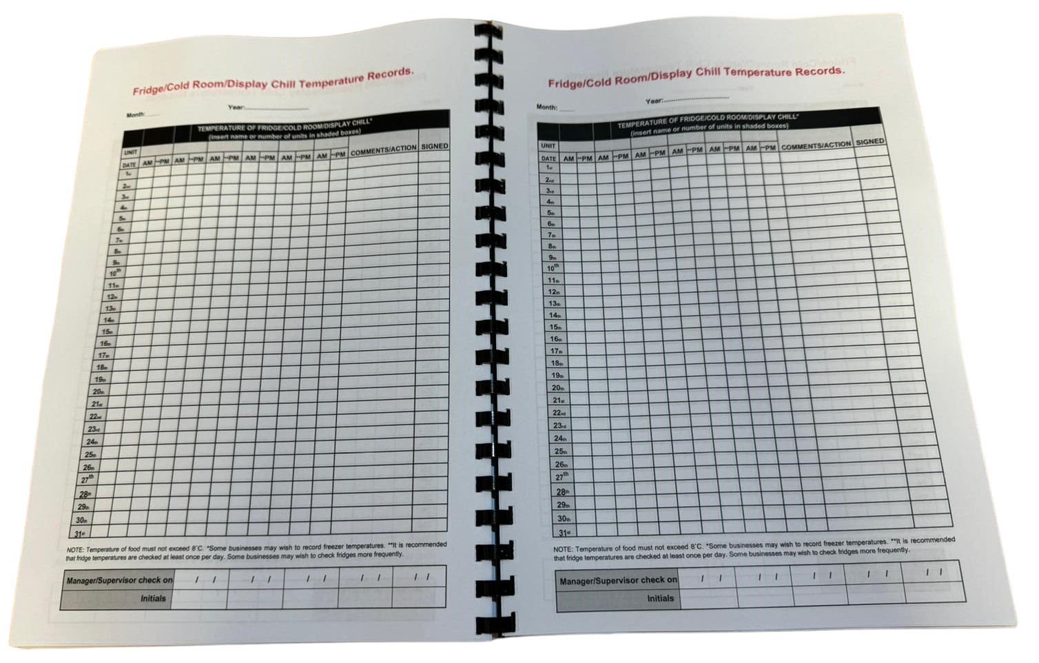 Safer Food Better Business For Caterers 2025 SFBB & 12 Month Diary ...