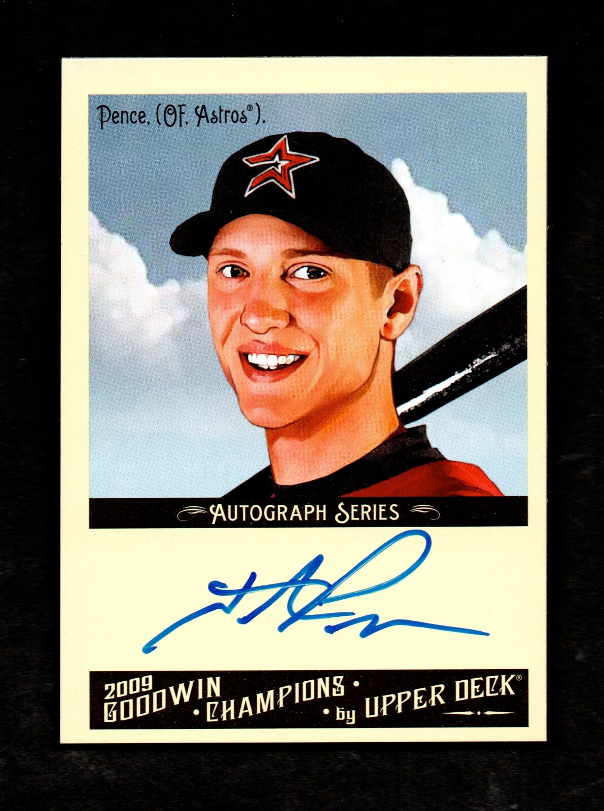 2009 Goodwin Champions Autograph Hunter Pence Houston Astros | eBay