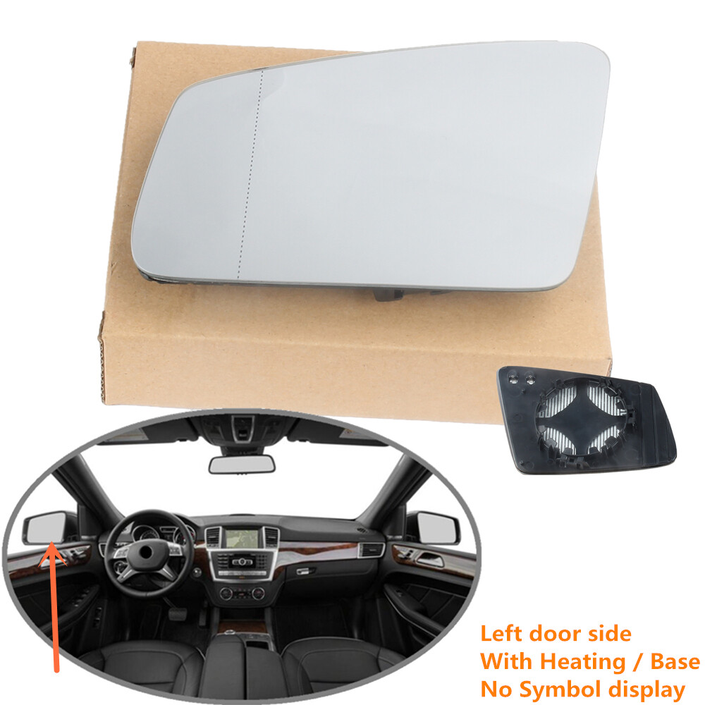 Fit For Mercedes A180 A200 B250 C300 C350 Left Side Wing Mirror Glass w ...