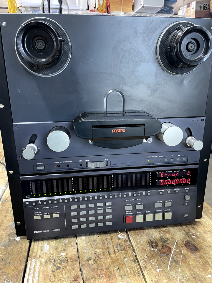 Vintage FOSTEX G24S 24-Track 1" Reel To Reel Tape Recorder MADE IN ...