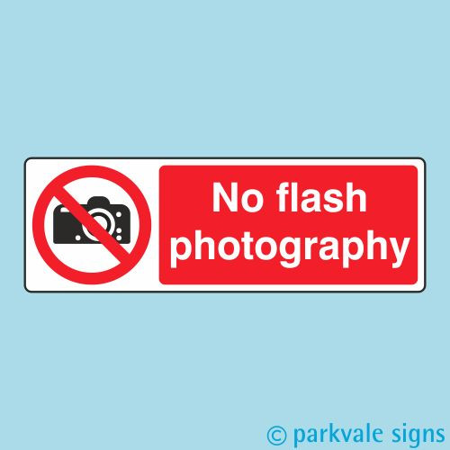 No Flash Photography Signs | eBay UK